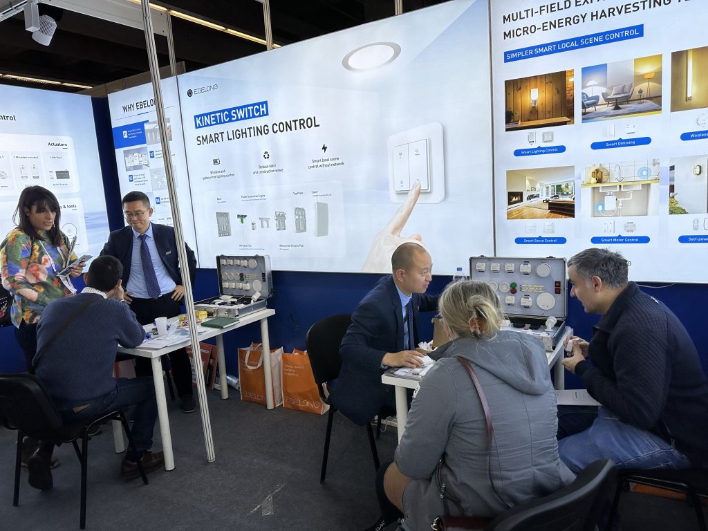 Make kinetic switches the norm! Ebelong at the Frankfurt Lighting ...